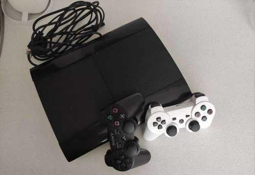 Sony playstation 3 PS3 Super Slim 500гб. Прошитая