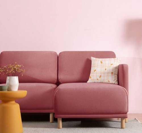 Диван угловой Нордика мини Velvet Coral от divan.R