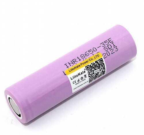 Аккумулятор типа 18650 Li-Ion LiitoKala 35E 3500mAh, 3.7V