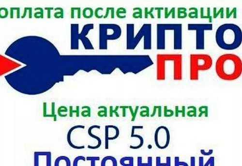Лицензия криптопро CSP 5.0 для И.П. Постоянная