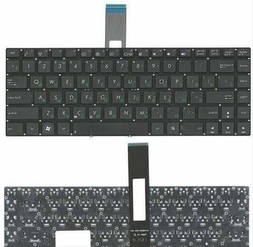 Клавиатура для Asus N46 U46 K45 черная без рамки