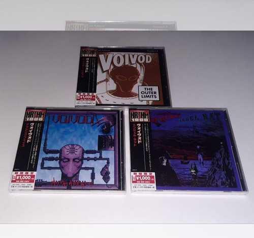 3 Cd лот Japan Voivod новые