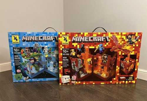 Lego minecraft LED крепости с подсветкой