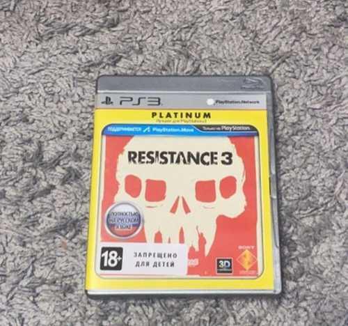 Resistance 3 ps3 platinum