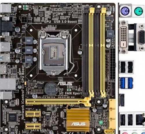 Asus H87M-E 1150 + E3 1230v3 +8GB DDR3+Кулер