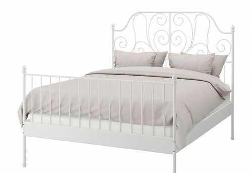 Кровать двухспальная IKEA лейрвик