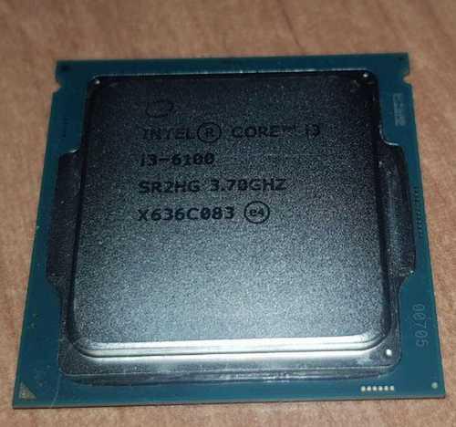 Процессор Intel core i3 6100