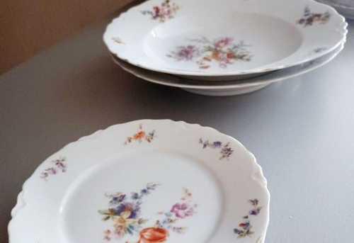Антикварные тарелки H&C Selb Bavaria 1911- 1930гг
