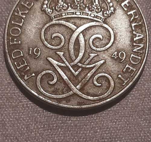 5 эре Швеция 1949