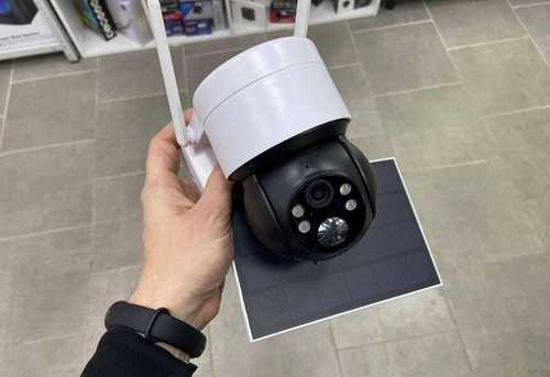 Камера видеонаблюдения wifi с солнечной панелью