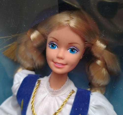 1986 Barbie с косичками Исландия (Гонконг)