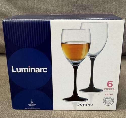 Набор рюмок 6 штук Luminarc Domino, оригинал