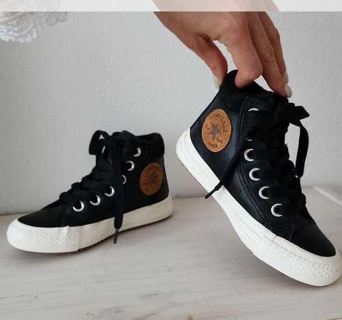 Кеды converse детские утепленные 27