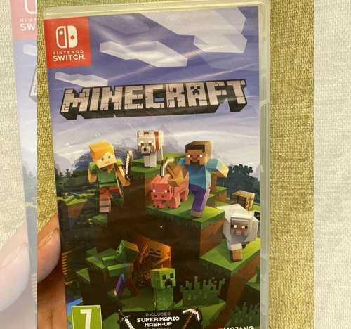 Minecraft nintendo switch картридж