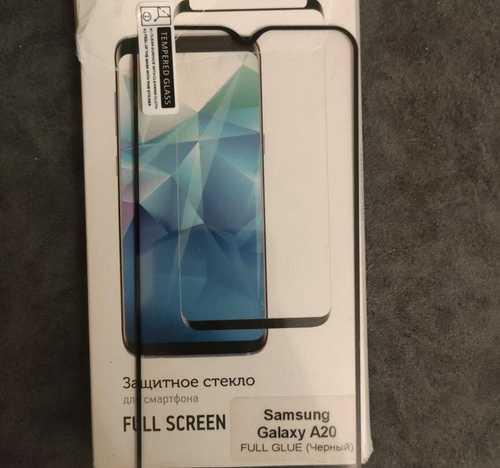 Защитное стекло на Samsung galaxy А20