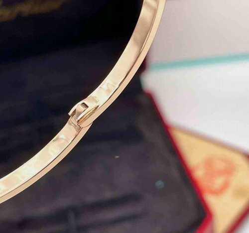 Браслет Cartier love, маленькая модель, белое золото