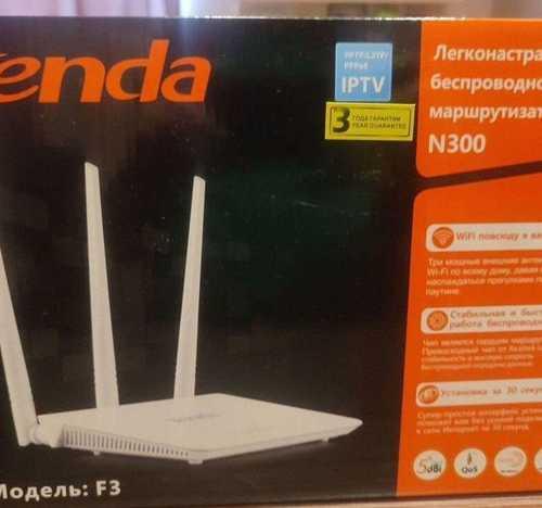 Продам WI-FI роутер tenda новый