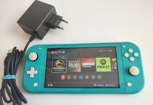 Nintendo Switch Lite + MK11 Ultimate + Fifa22