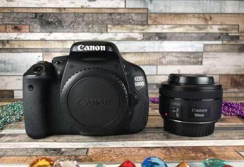 Canon EOS 600D kit EF 50mm 1.8 STM (A436)