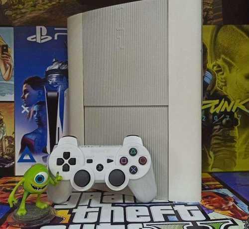 Sony Playstation 3 Ps3 SuperSlim White 40 Игр