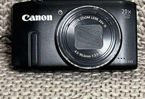 Компактный фотоаппарат canon sx280 hs