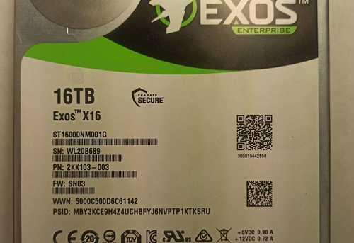 Seagate Exos x16 16TB