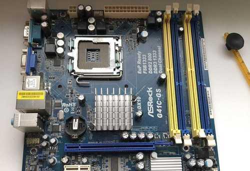 Материнская плата Asrock G41C-GS