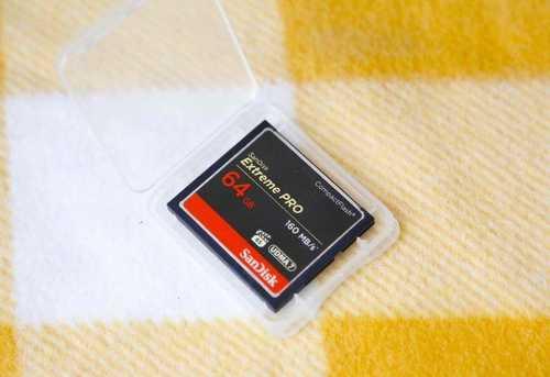 SanDisk Extreme Pro 64Gb 160mb/s Compact Flash