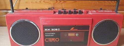 Кассетный стереомагнитофон иж-м305с