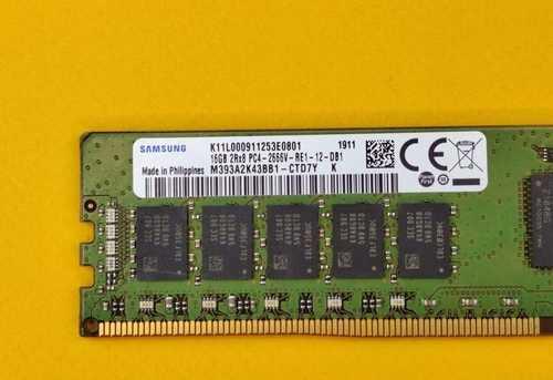DDR4 16GB 2666 MHz ECC REG HP samsung серверная