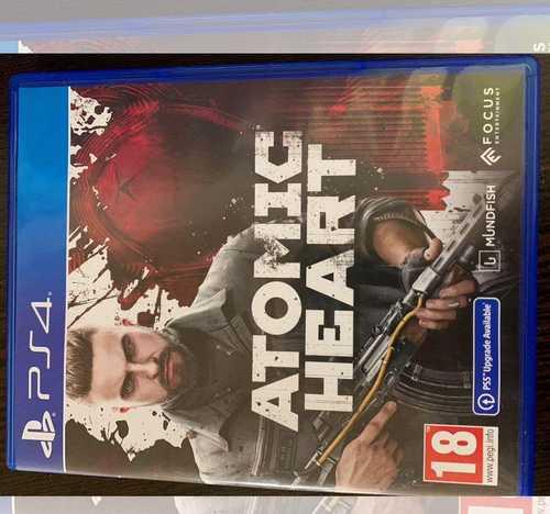 Игры на ps4 atomic heart(обмен)