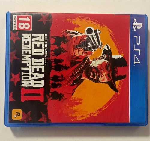 Диски на ps4 Red dead redemption 2