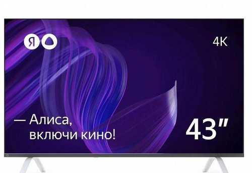 Телевизор Яндекс 43" с Алисой yndx-00071 4K UHD, S