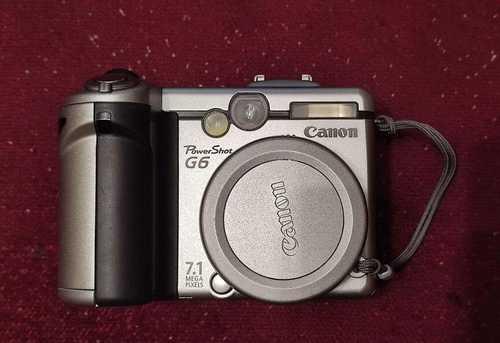 Фотоаппарат canon G 6