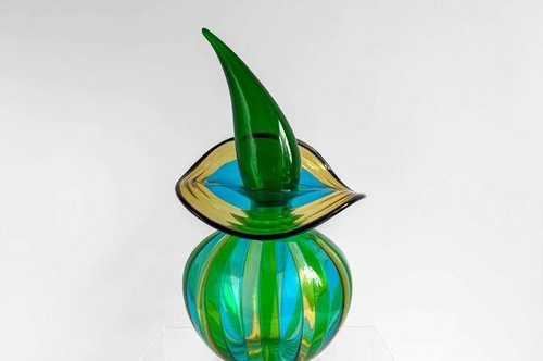Винтажная ваза, Италия, стекло, 1990-2000 гг