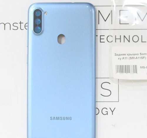 Задняя крышка Samsung Galaxy A11 (SM-А115F) (Синий) Premium