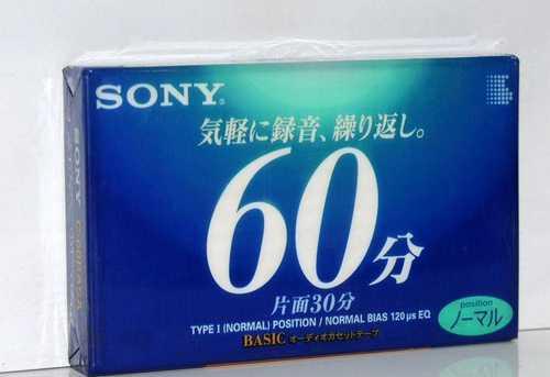 Аудиокассеты sony basic 60 japan market (3850)