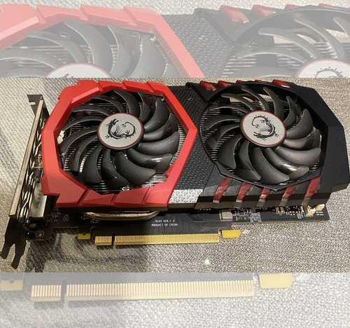 Видеокарта GTX 1050ti MSI на 4gb/Пломба/Отл сост