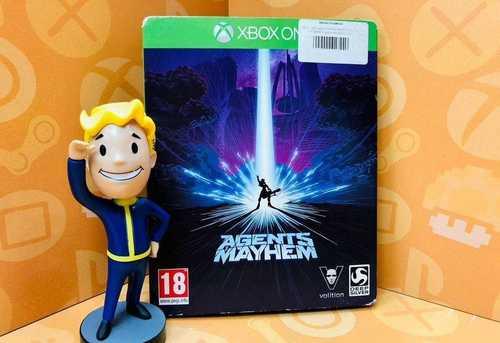 Xbox ONE Agents of Mayhem steelbook издание б/у