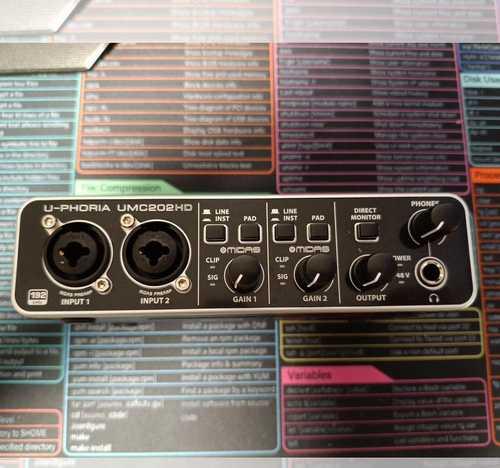 Звуковая карта behringer umc202hd