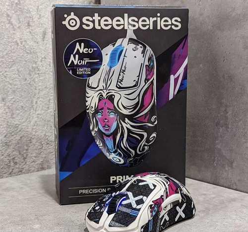 Игровая мышь steelseries prime wireless\neo noir б