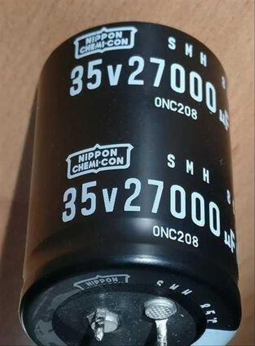 Конденсатор Nippon Chemi-con 35V 27000 uF