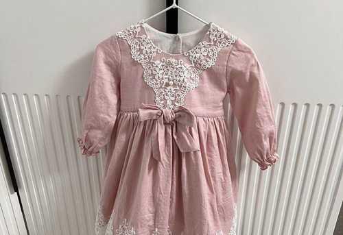 Нарядное платье на девочку 1-2 года