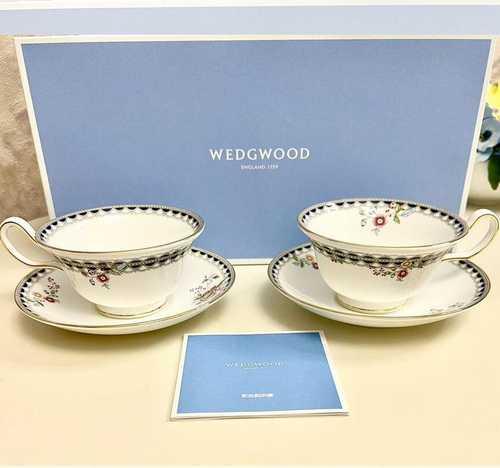 Набор чайных пар Wedgwood Англия