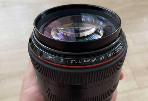 Объектив Canon EF 85mm 1.2 L II USM