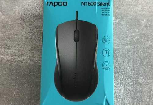Мышь проводная Rapoo N1600 Silent Новая