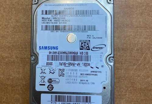 Жесткий диск для ноутбука 2.5" Samsung 320Gb, SATA