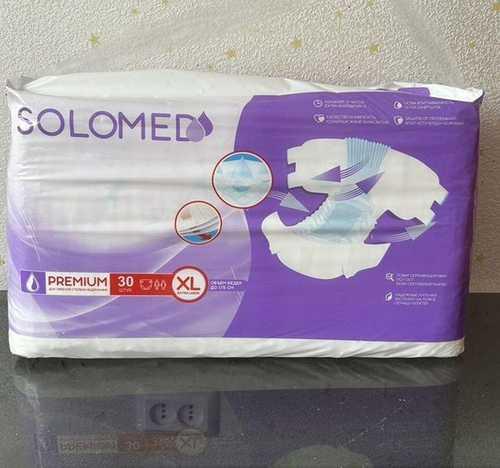 Подгузники для взрослых solomed xl