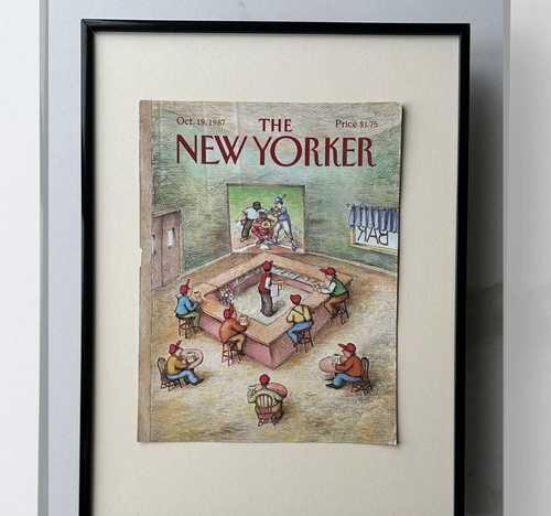 Ориг обложка в рамке The New Yorker от 19 окт 1987