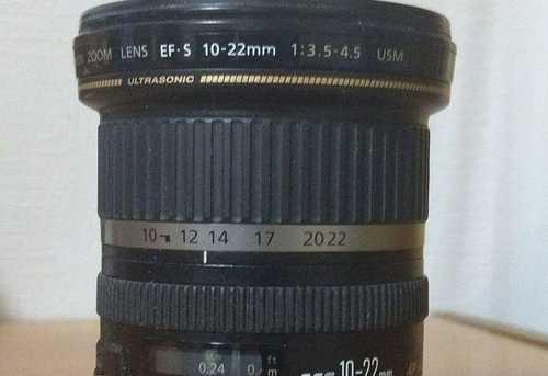 Canon 10-22 3.5-4.5 USM